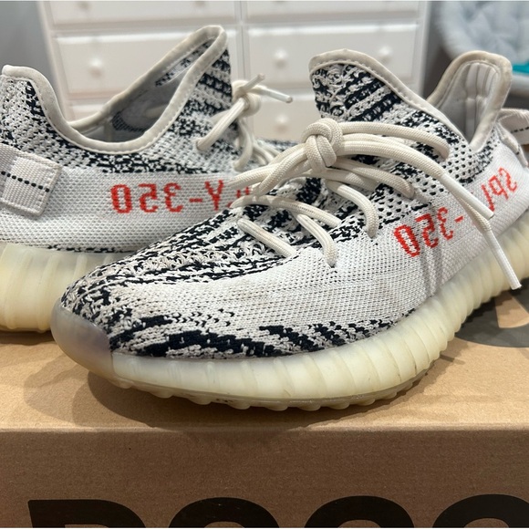 Yeezy | Shoes | Adidas Yeezy Boost 35 V2 Zebra Authentic With Tags From ...